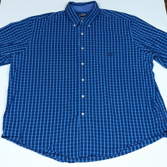 Chaps | Shirts | 25 Chaps Ls Plaid Bd Mens 2xb | Poshmark